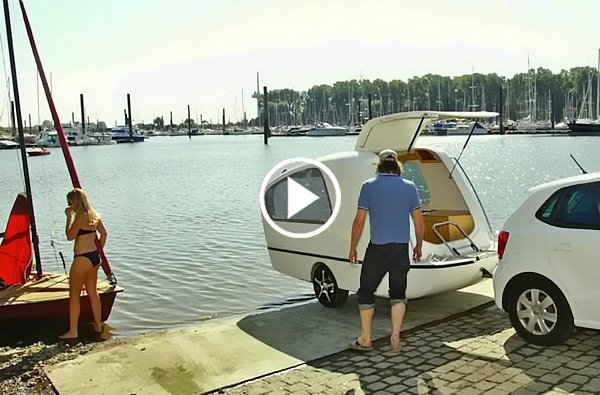 Ultimate Glamping: The Caravan That Floats Like a Boat - ThrottleXtreme