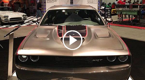 It's Real Carbon Fiber SpeedKore Hellcat Challenger: 1,100hp, 3,850lbs!