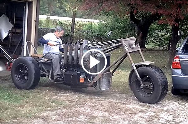 The Absolute Badass Detroit Diesel V8 Powered Rat Rod Trike ...