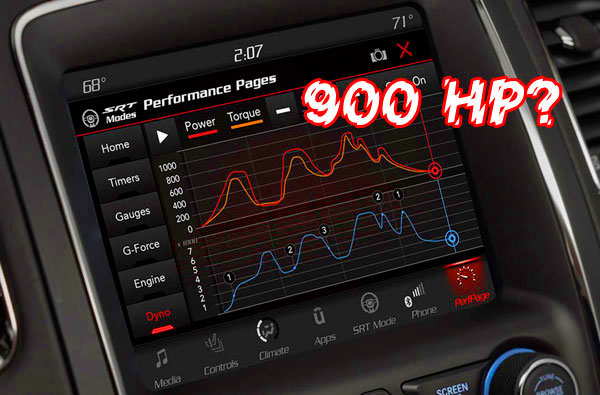 Demon Will Have 900Hp? An SRT Performance Page From The Durango SRT ...
