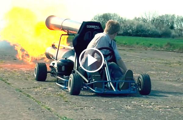 DIY Jet Powered Go-Kart Is The Most MENTAL Kart EVER - ThrottleXtreme