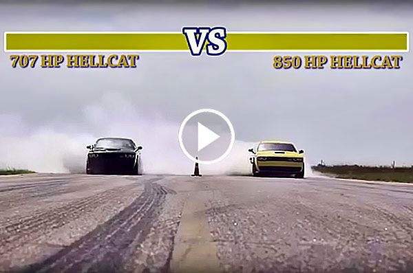 707 Hp Hellcat vs 850 Hp Hennessey Hellcat, the Street Fighter Take ...