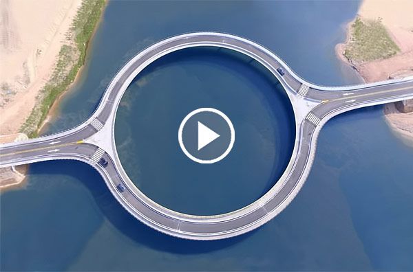 Why Architects Built This Road Bridge Circular Instead Of Straight ...
