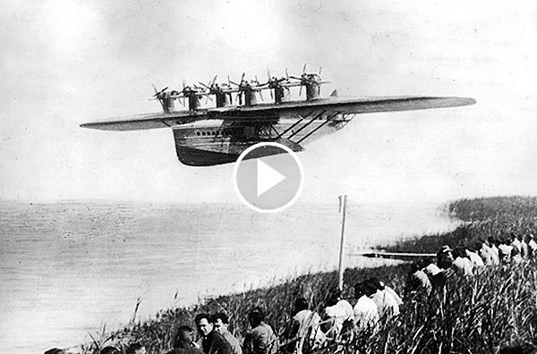 Classic Footage Of The 1929 DO-X World’s Largest Flying Boat Will Leave ...