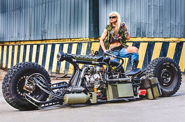 This Twin Turbo Diesel AWD Motorcycle Is Like Outta Hell - ThrottleXtreme