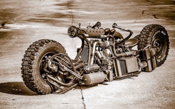 This Twin Turbo Diesel AWD Motorcycle Is Like Outta Hell - ThrottleXtreme