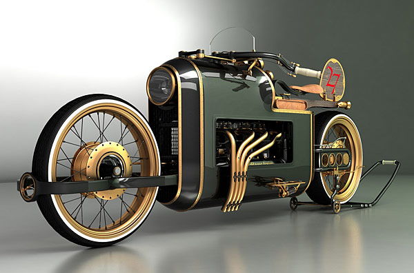 This Steampunk Motorcycle Concept Could Be the Coolest Retro Trip Ever ...