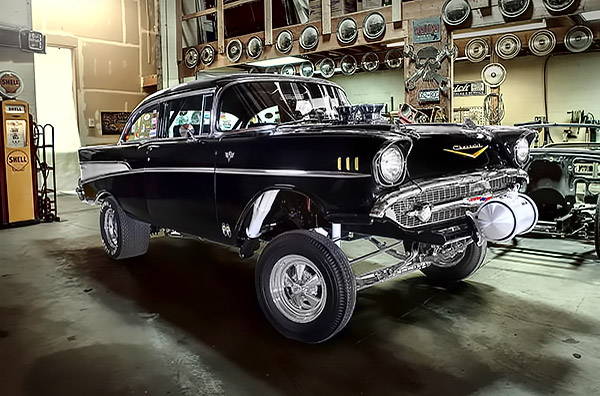Finished Fast: 1957 Chevy Bel Air Gasser - ThrottleXtreme