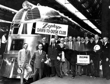 GM Powers the 1934 Burlington Zephyr Streamline Train - ThrottleXtreme