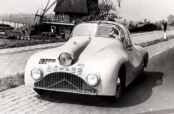 1948 Gatso, Unusual 3-Headlight Dutch Sports Car - ThrottleXtreme