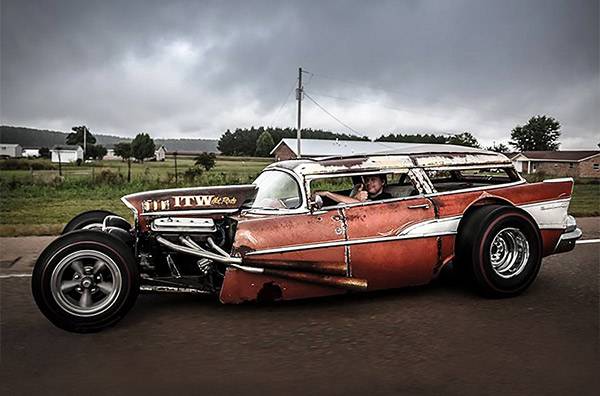Rat Rod with the Soul of ’57 Chevy Bel Air Nomad - ThrottleXtreme
