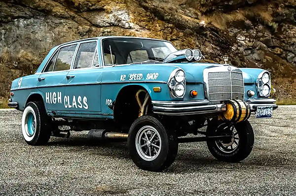 1968 Mercedes Benz 250S Gasser “High Class” - ThrottleXtreme
