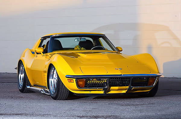 Air Bagged 1972 Chevy C3 Corvette named 'LoVette' - ThrottleXtreme
